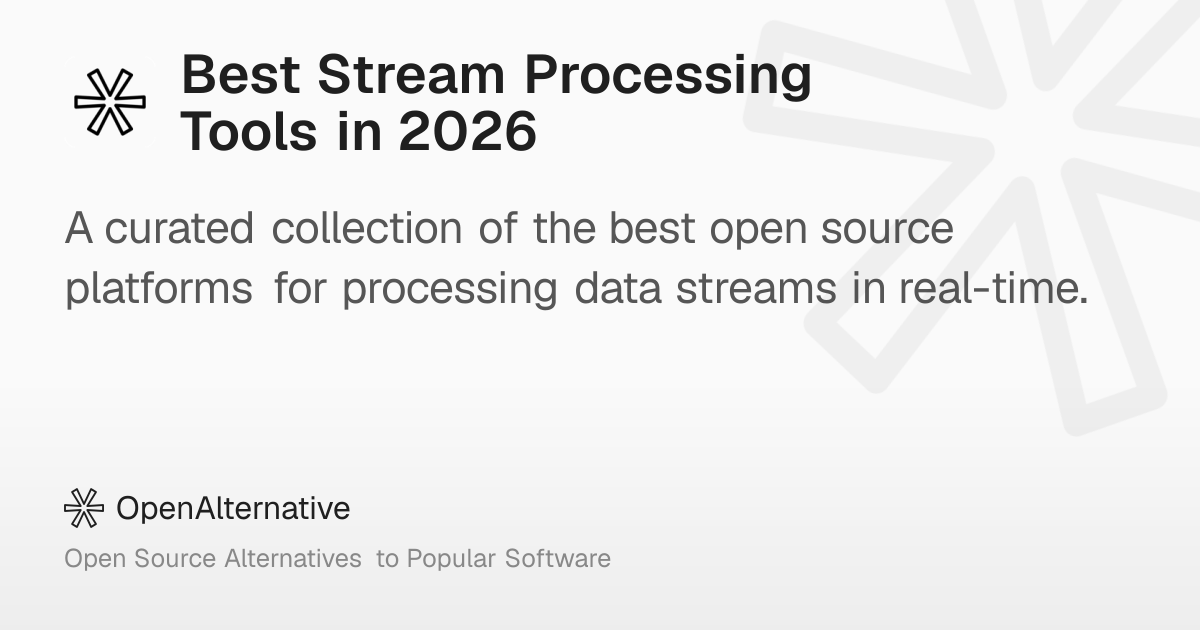 Best Stream Processing Tools in 2026