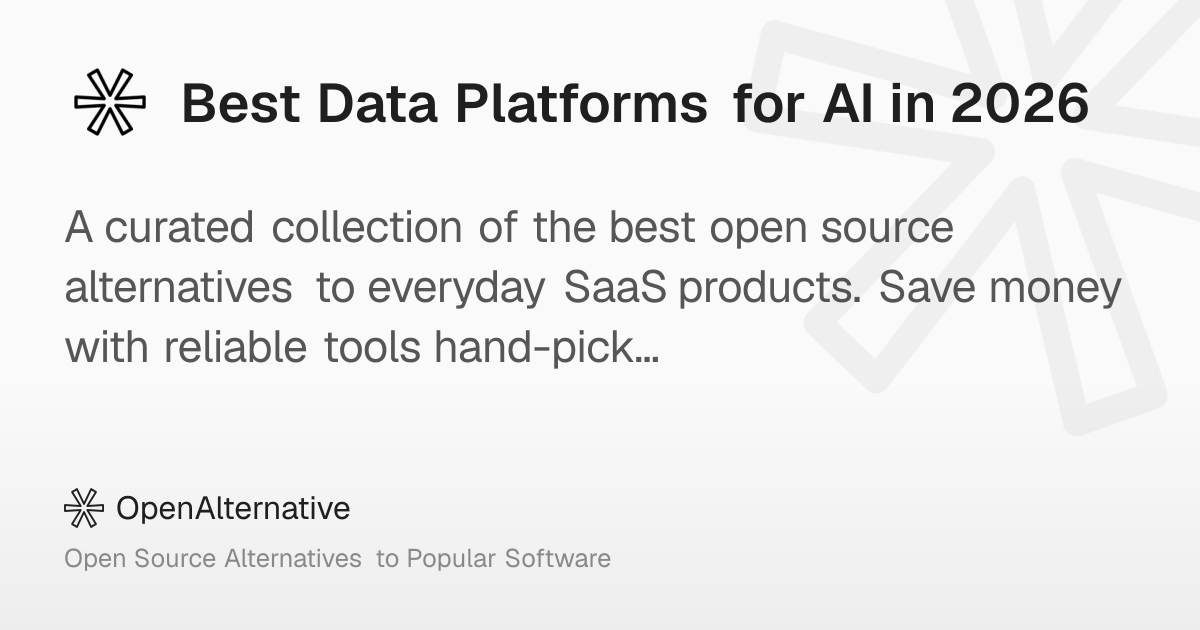 Best Data Platforms for AI in 2026