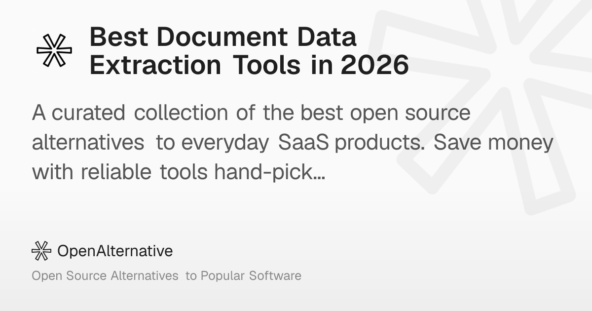Best Document Data Extraction Tools in 2026