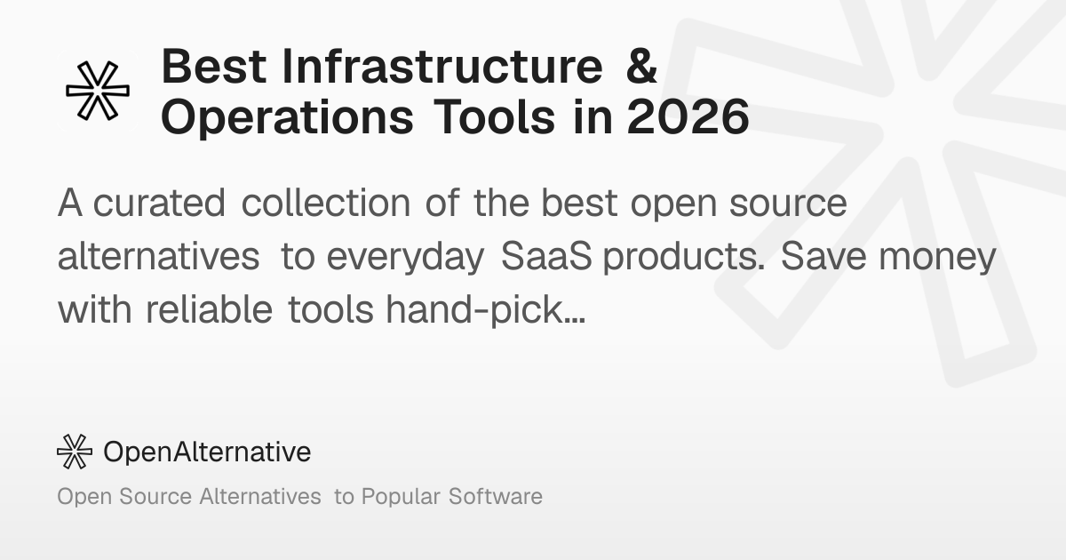 Best Infrastructure & Operations Tools in 2026