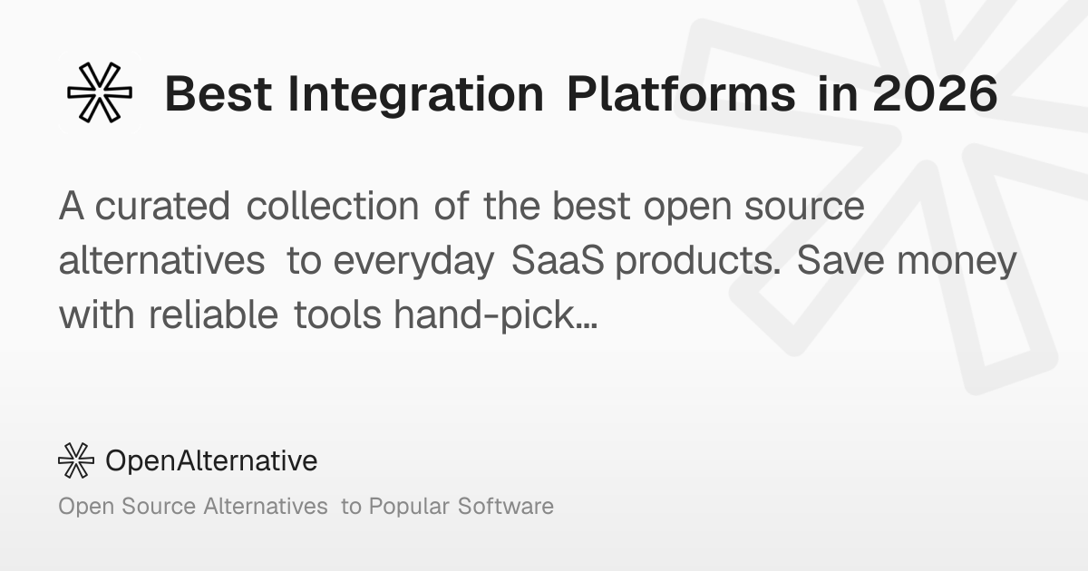 Best Integration Platforms in 2026
