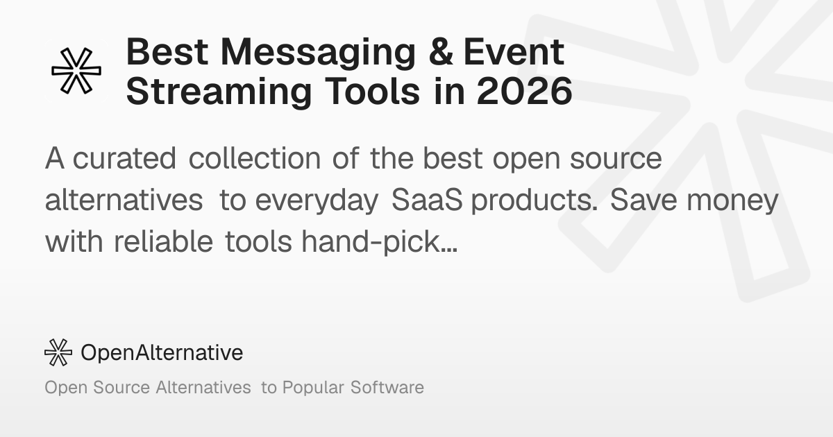 Best Messaging & Event Streaming Tools in 2026