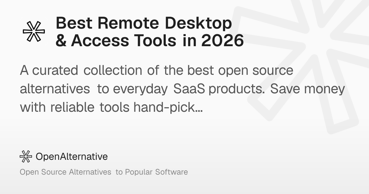 Best Remote Desktop & Access Tools in 2026