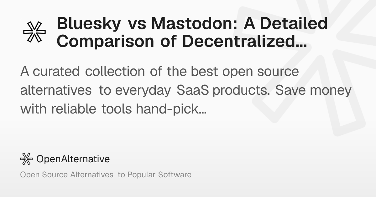 Bluesky vs Mastodon: A Detailed Comparison of Decentralized Social ...