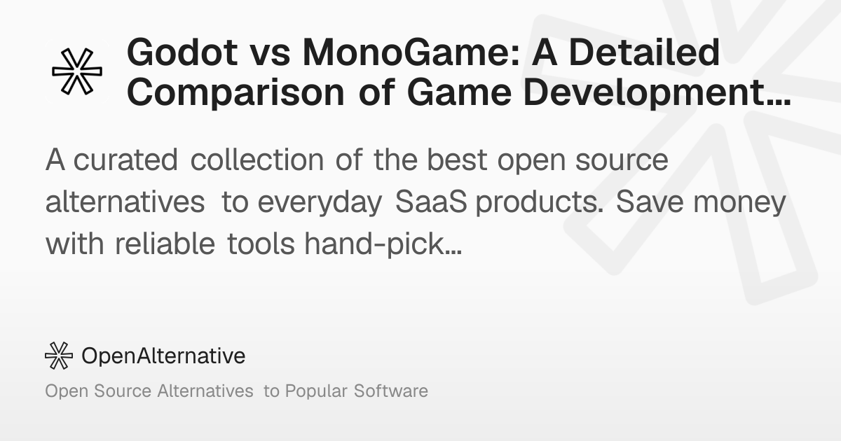 Godot vs MonoGame: A Detailed Comparison of Game Development Platforms ...