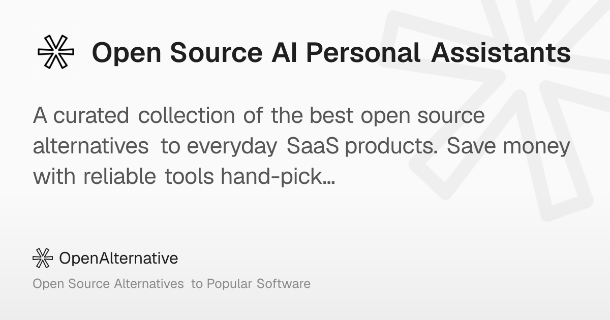 Best Open Source AI Personal Assistants (2026)