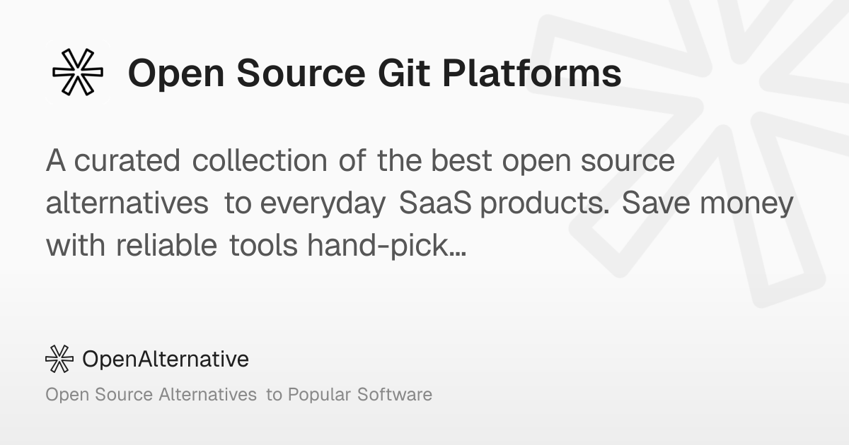 Best Open Source Git Platforms (2026)